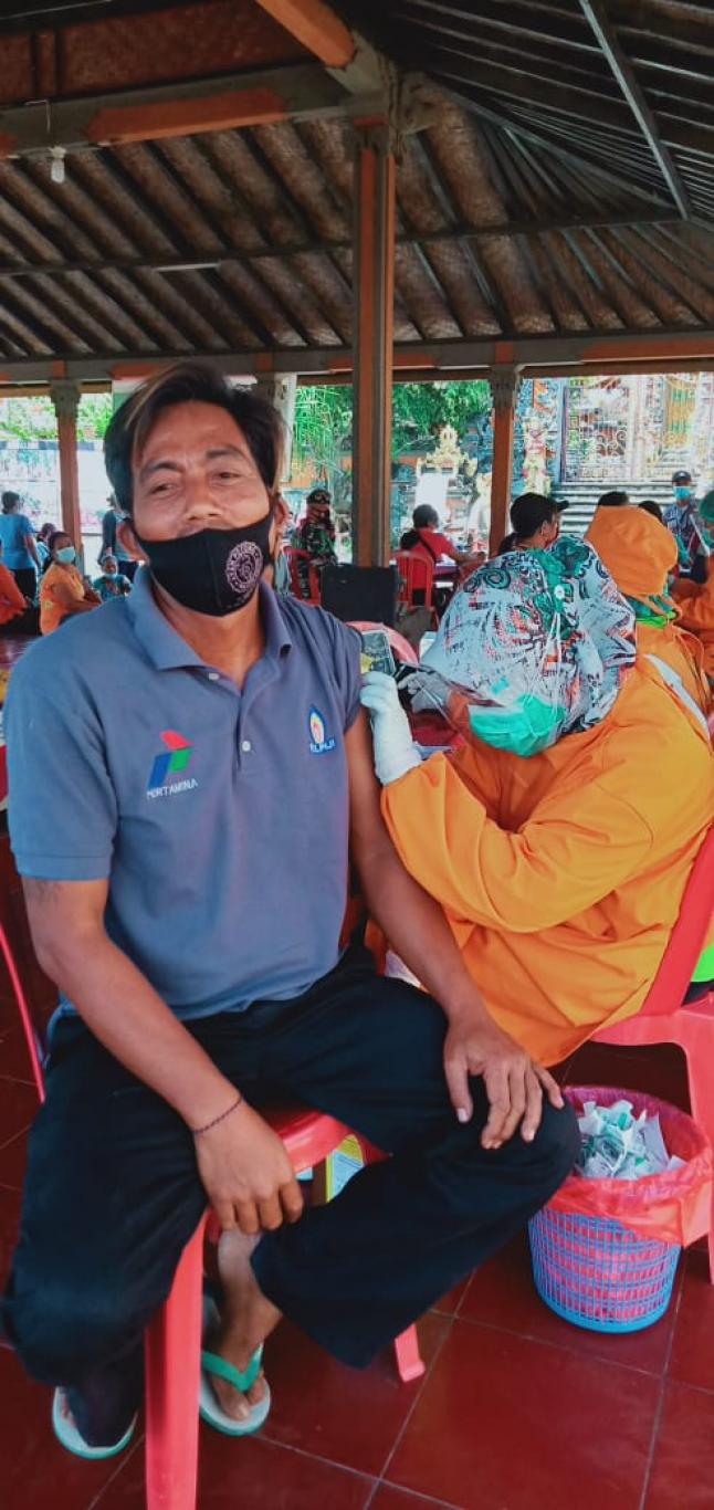 Hari Kedua Vaksinasi Covid-19 di Desa Bubunan - Website Desa Bubunan