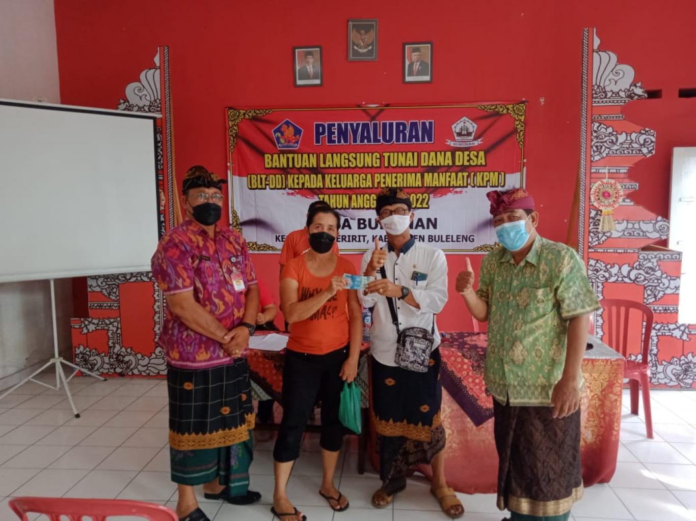 Penyaluran BLT Dana Desa Tahap I dan II TA. 2022 - DESA BUBUNAN ...